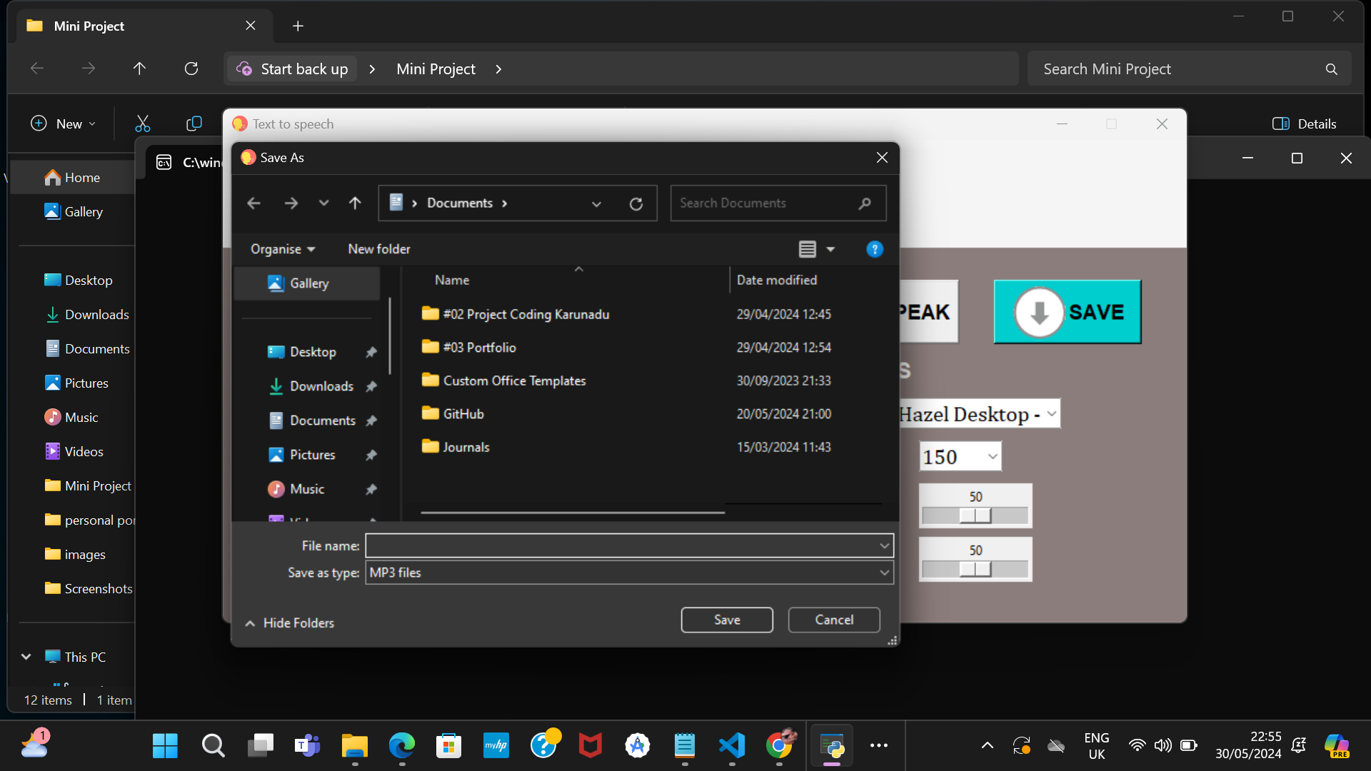 Text-to-Speech Project